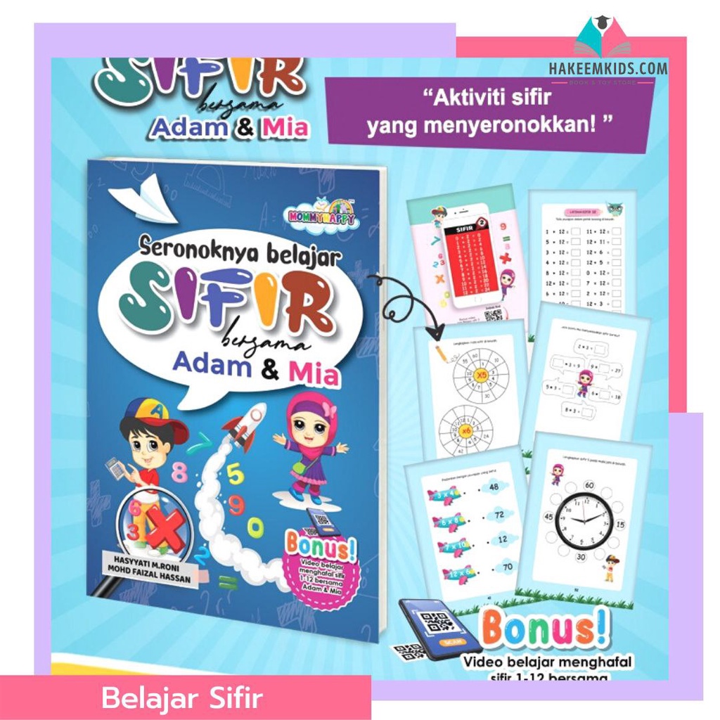 BUKU SERONOKNYA BELAJAR SIFIR BERSAMA ADAM & MIA (BIJAK SIFIR) | Shopee Malaysia