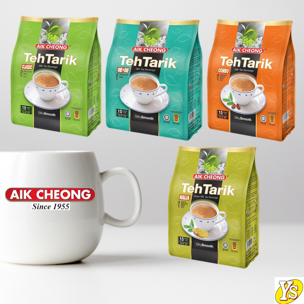 AIK CHEONG Teh Tarik 2in1 3in1 4in1 Classic / No Sugar / Cham / Ginger ...