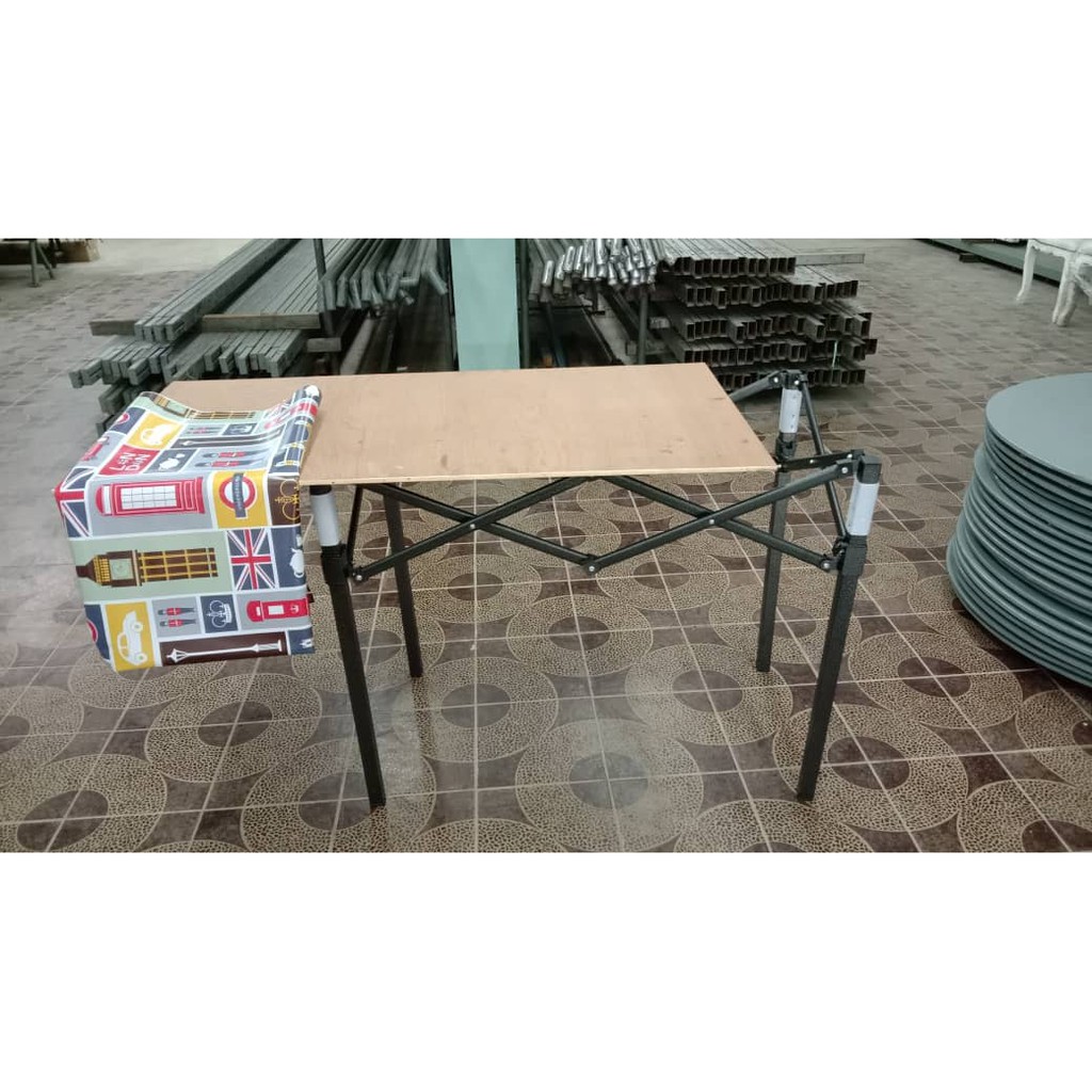 MEJA FOLDABLE MURAH 2X4 ( KAKI + P/WOOD + ALAS ) | Shopee Malaysia