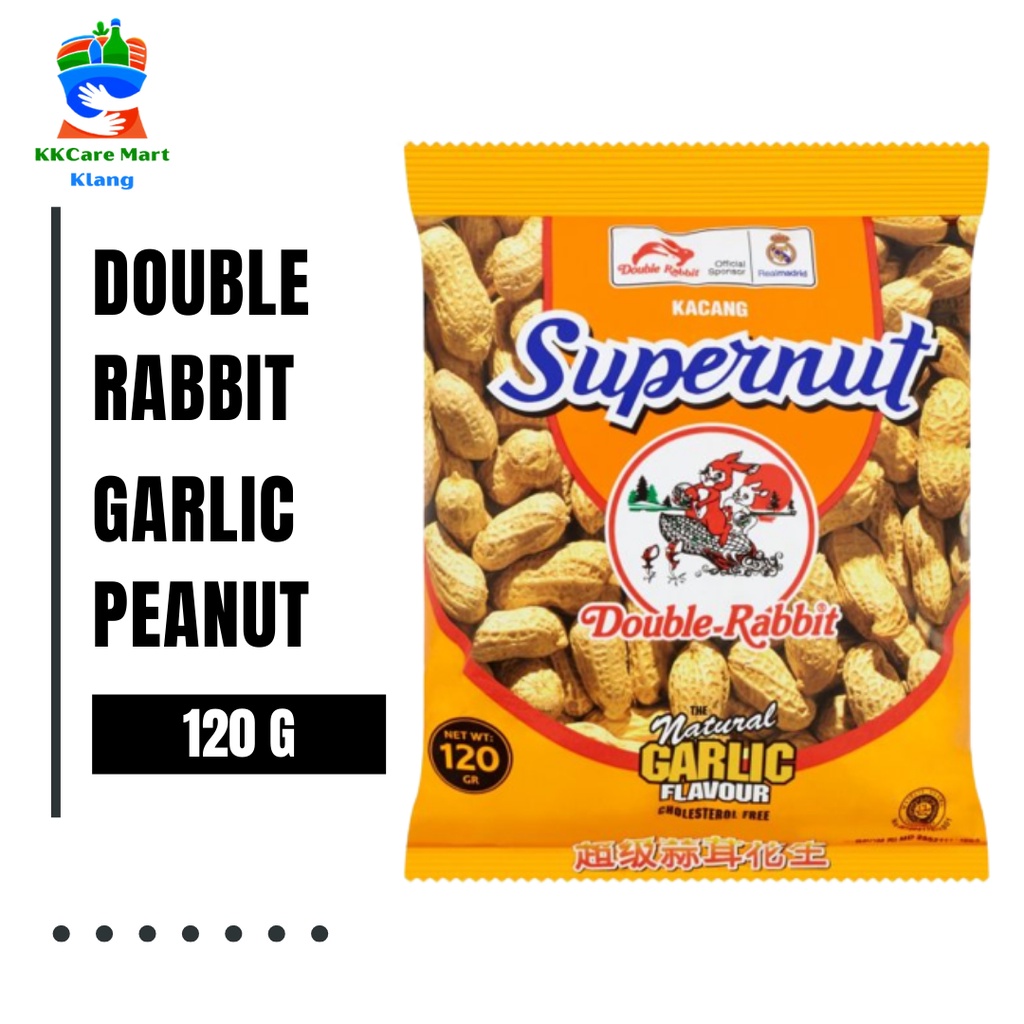 Double Rabbit - Garlic Flavour Supernut Peanut 120g | Shopee Malaysia
