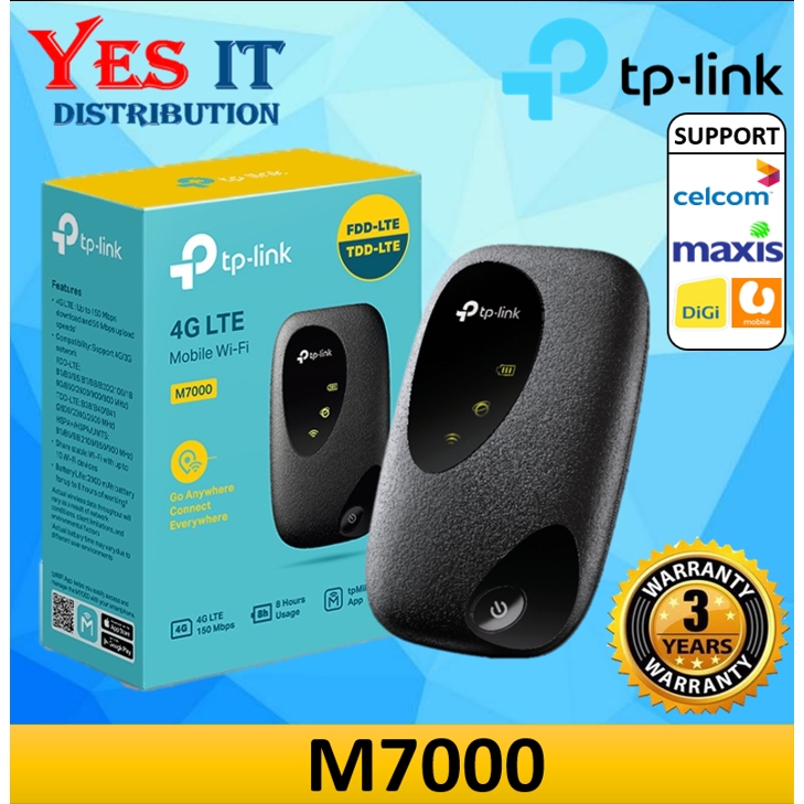 TP-LINK M7000 4G LTE PORTABLE MOBILE WIFI WIRELESS 4G LTE MIFI TL-M7000 ... TP-LINK M7000 4G LTE PORTABLE MOBILE WIFI WIRELESS 4G LTE MIFI TL-M7000 ...
