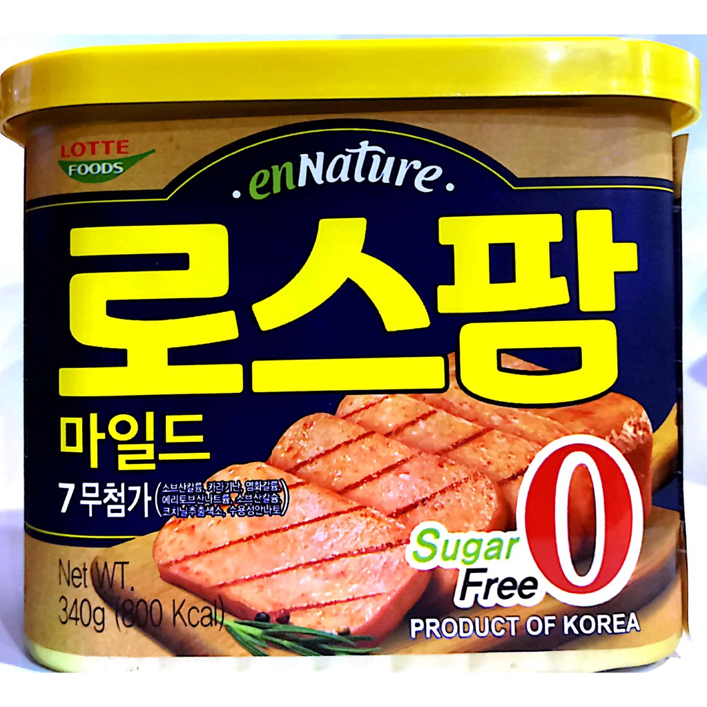 (NON HALAL) LOTTE ROSE FARM PREMIUM HAM LUNCHEON MEAT 340G LOTTE牌午餐肉 ...