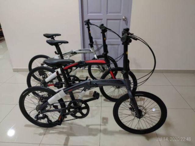TRS Topaz 20" Folding Bike 8 Speed - ALL NEW 2020 TOPAZ | Shopee Malaysia