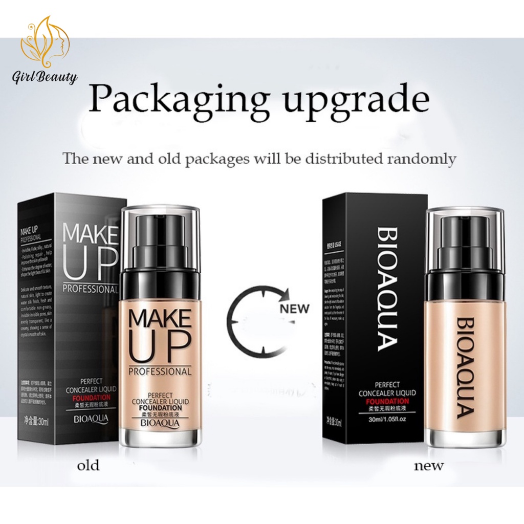 Bioaqua Make Up Professional Perfect Concealer Liquid Foundation ...