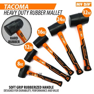 MYDIYHOMEDEPOT - TACOMA Heavy Duty Rubber Mallet Hammer With TPR Anti ...