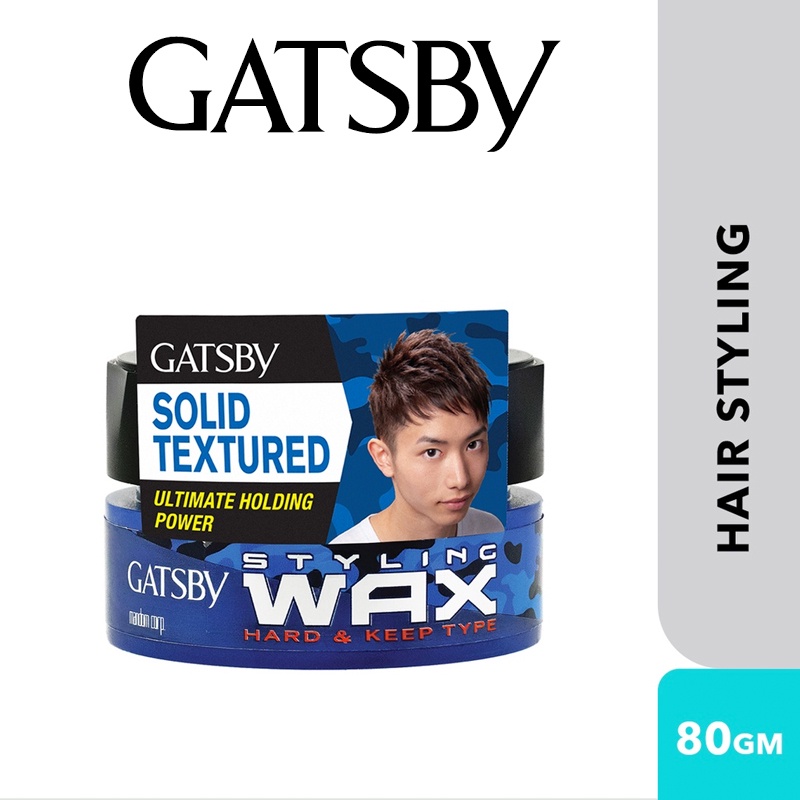 Gatsby Styling Wax 80g Red Sharp Lock Mega Hold Black Rude Matte Mat ...