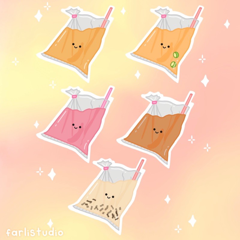 Air Ikat Tepi Sticker Pack | Shopee Malaysia