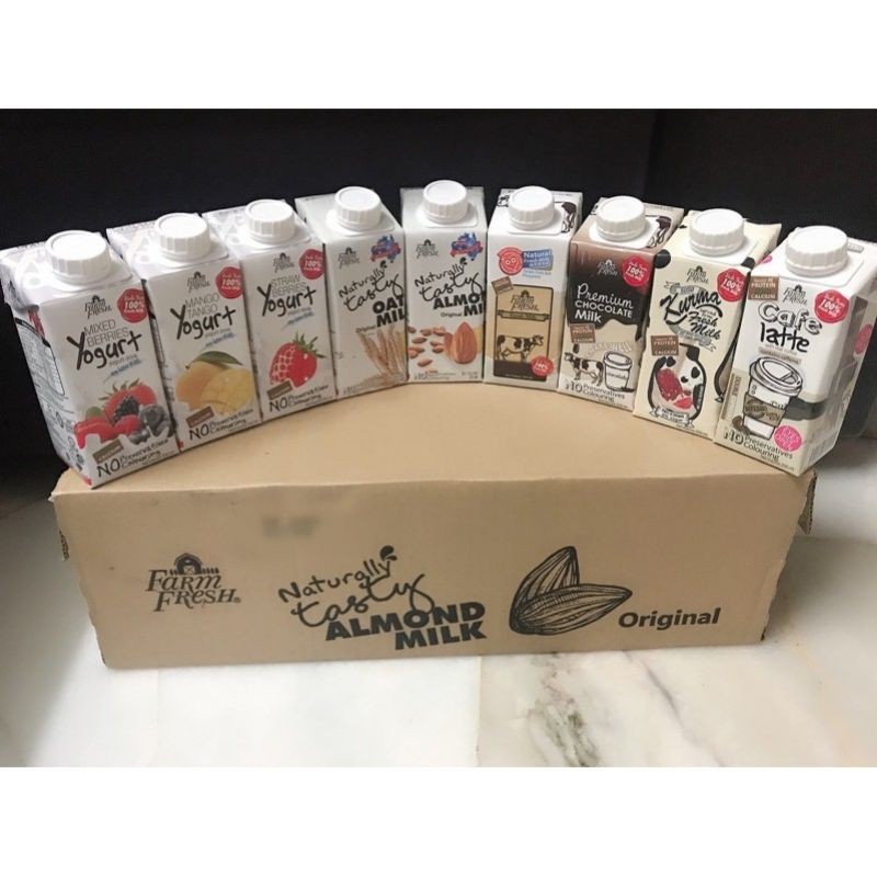 Farm Fresh Milk 200ml x 24 kotak Susu Segar UHT | Shopee Malaysia