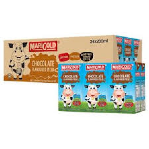 MARIGOLD UHT Chocolate Milk / Susu Cokelat 200ml x 24 | Shopee Malaysia