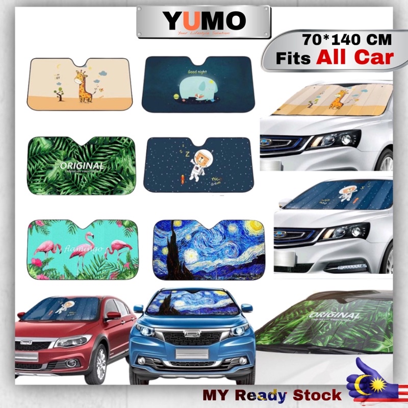 Creative Beautiful Cute Car Sunshade Auto Car Front Sunshade car front ...