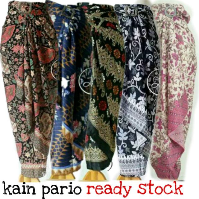 Kain pario batik READY STOCK di MALAYSIA | Shopee Malaysia