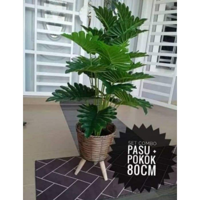 🔥Offer! Combo Sets🔥Pokok Keladi hiasan+Pasu kaki/Artificial Plants ...