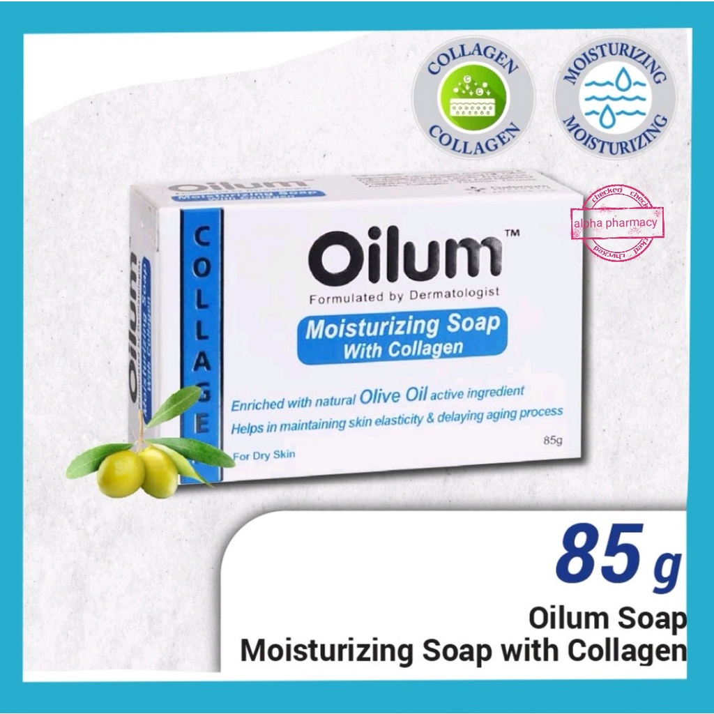 Oilum Collagen Moisturizing Bar Soap with Collagen 85g | Shopee Malaysia
