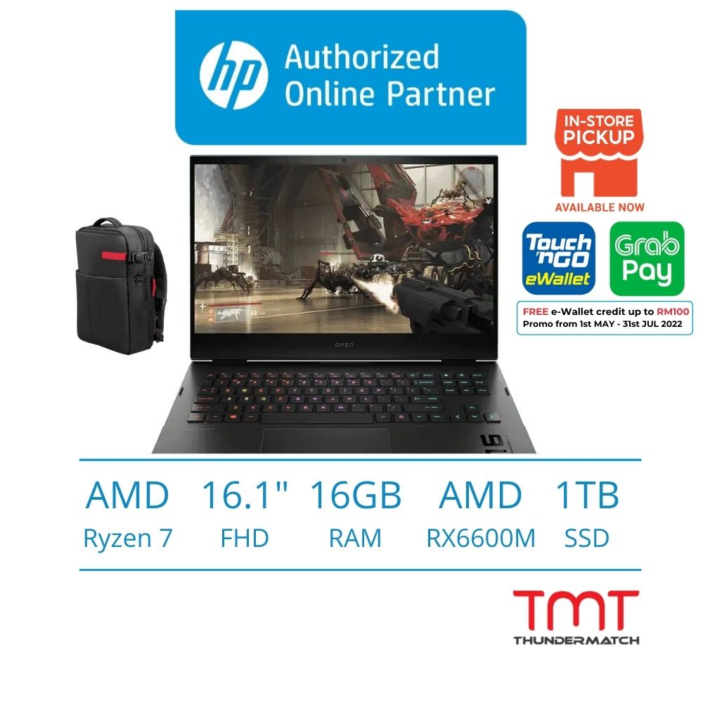 HP OMEN Gaming 16 (AMD) Price in Malaysia & Specs - RM6499 | TechNave