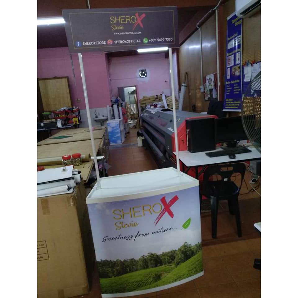 STALL LIPAT PVC 'STEVIA' UNTUK SEGALA MACAM PRODUK NIAGA ANDA | Shopee ...