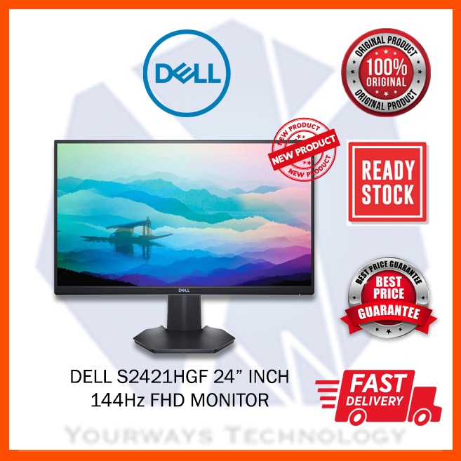 Dell S2421HGF 24" Inch 144Hz Full HD Gaming Monitor (1920 x 1080 ...