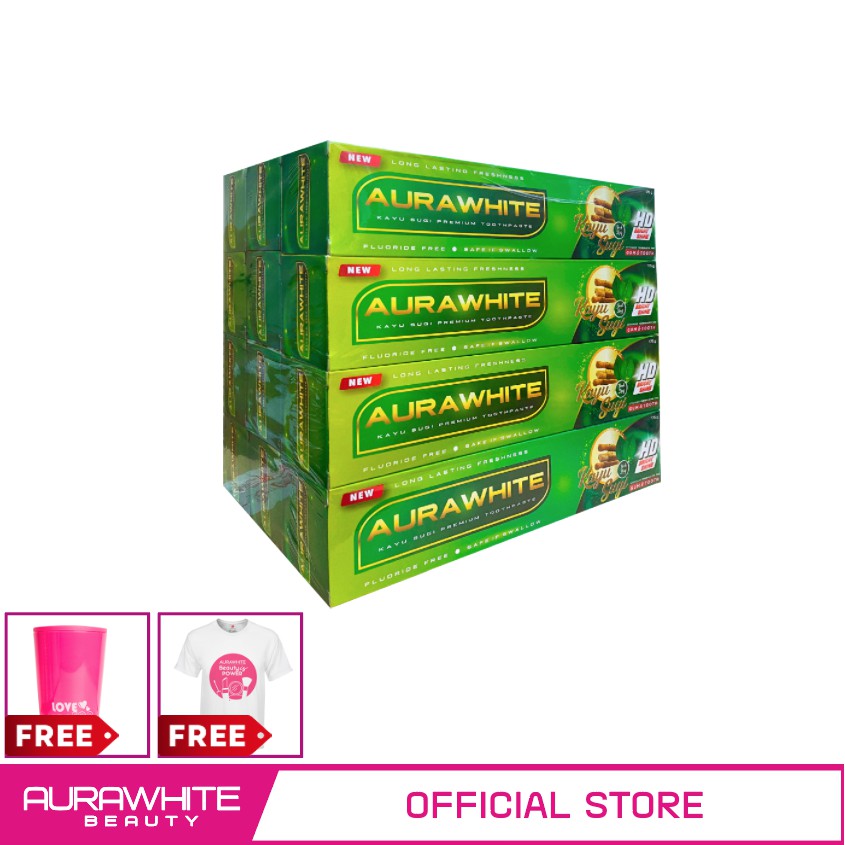 Aura White Toothpaste Kayu Sugi | Shopee Malaysia