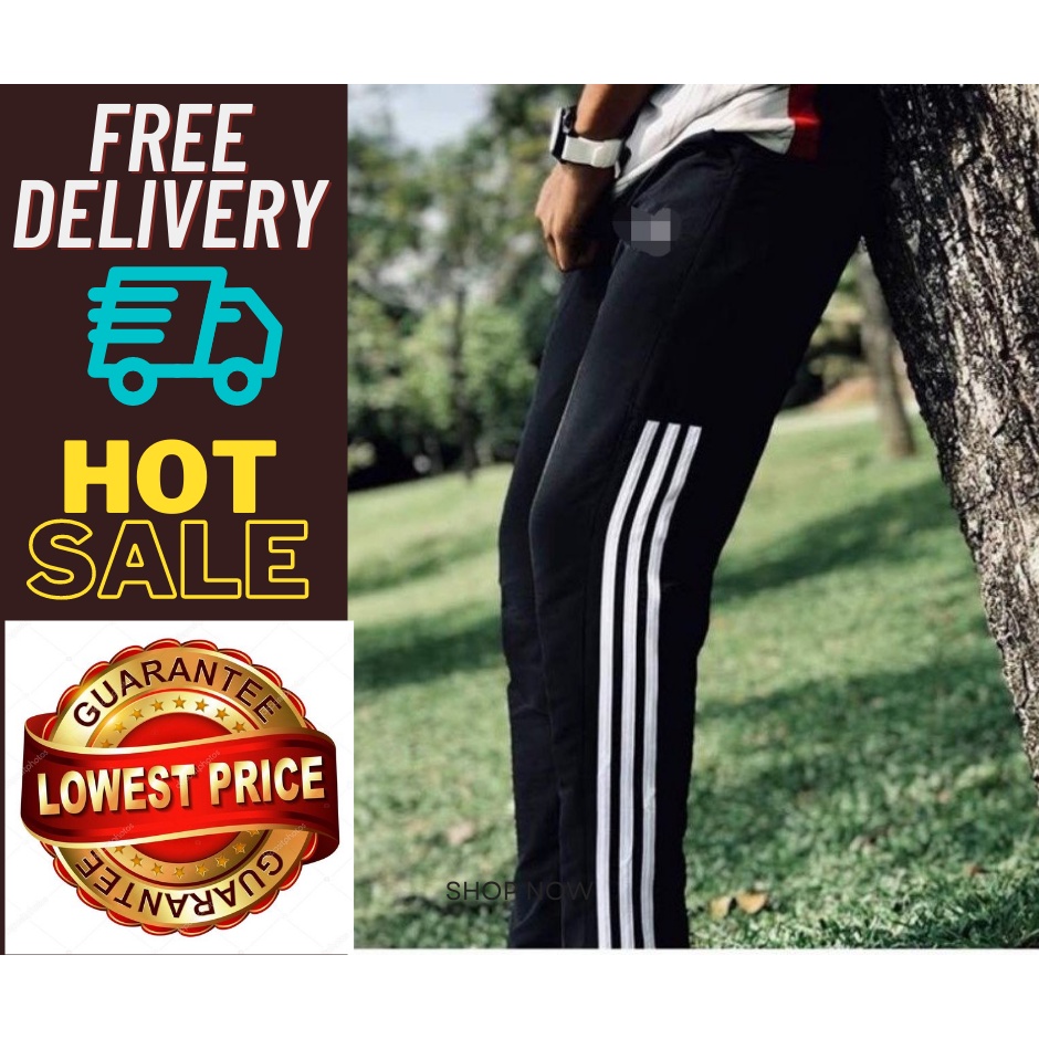 Seluar Tracksuit Slim Fit Seluar Trek Panjang Seluar Long Pants Unisex ...