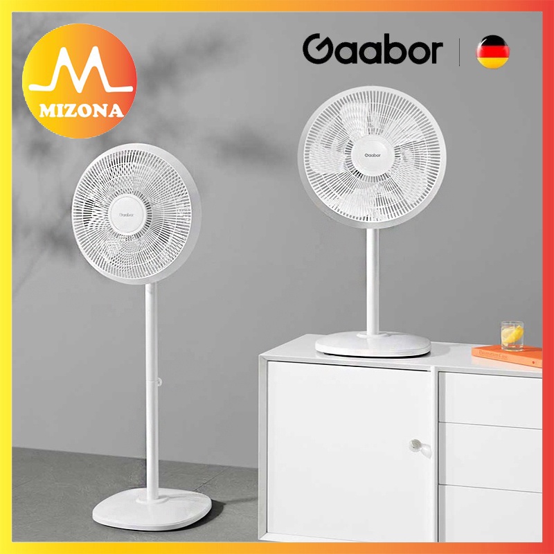 MIZONA Gaabor Stand Fan and Table Fan 3 Speed Mode Noise Reduction Wide ...