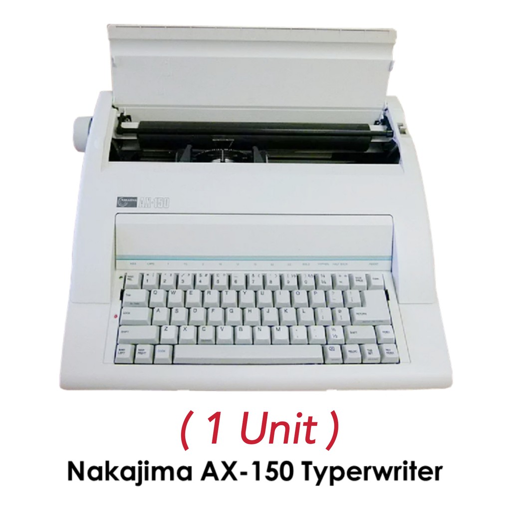 (A4 Size) AX-150 Nakajima Electronic Typewriter Package Comes With ...