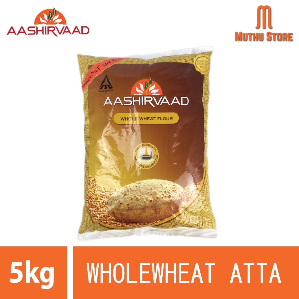 Aashirvaad Whole Wheat Atta Flour 5kg Shopee Malaysia