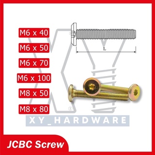 JCBC SCREW JCBC SKRU Furniture Screw and Nut M6-M8 Furniture Connector ...