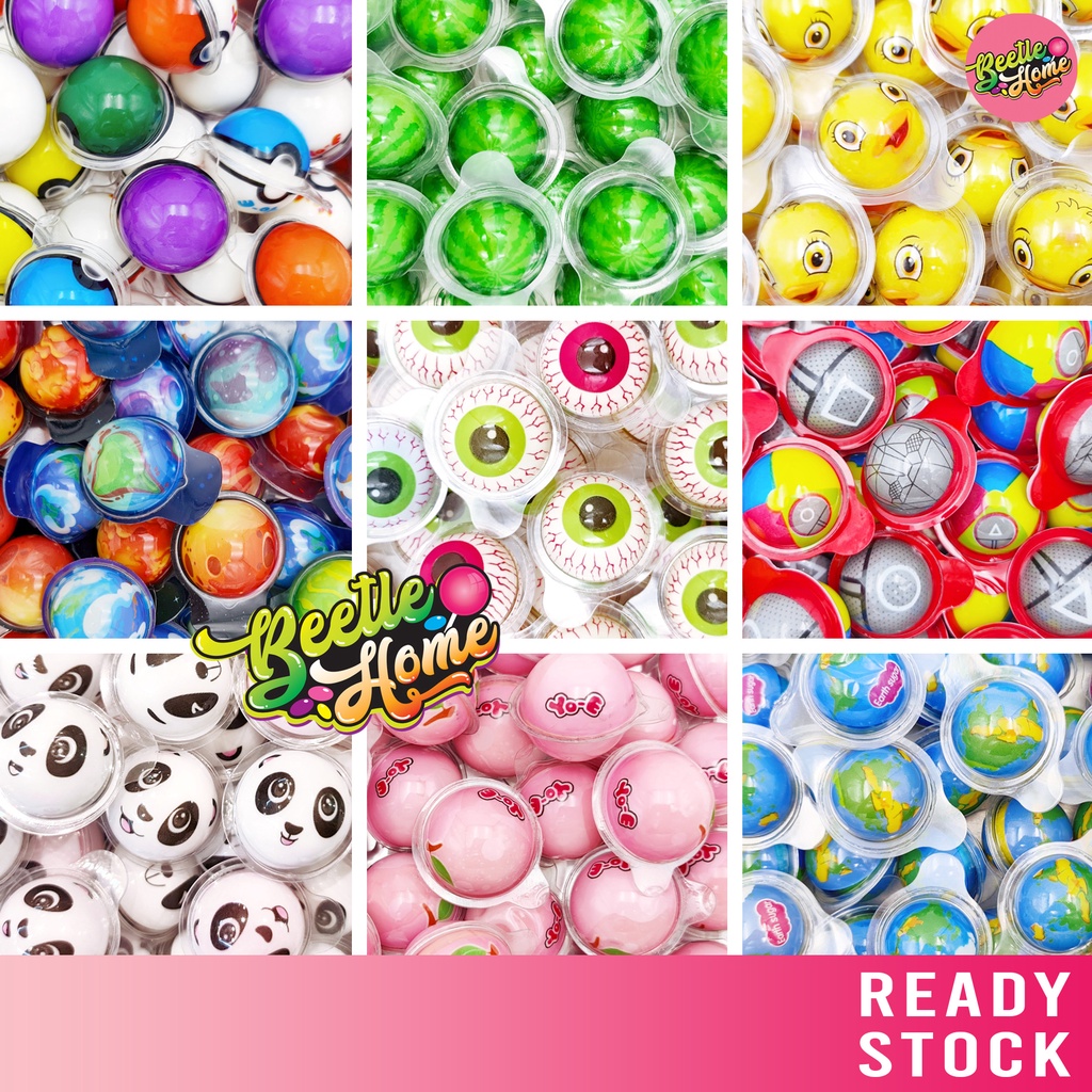 【Read Description】Bubble Gum / Gummy Eyeball Large Chewy Gum Soft Candy ...