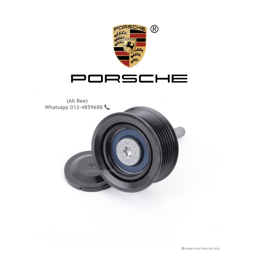 PORSCHE RIGHT ACCESSORY DRIVE BELT IDLER PULLEY GENUINE 100% - PORSCHE ...