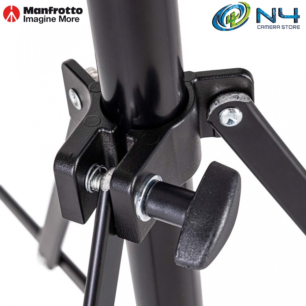 Manfrotto Compact and Lightweight Lighting Stand - Black 5001B Nano ...