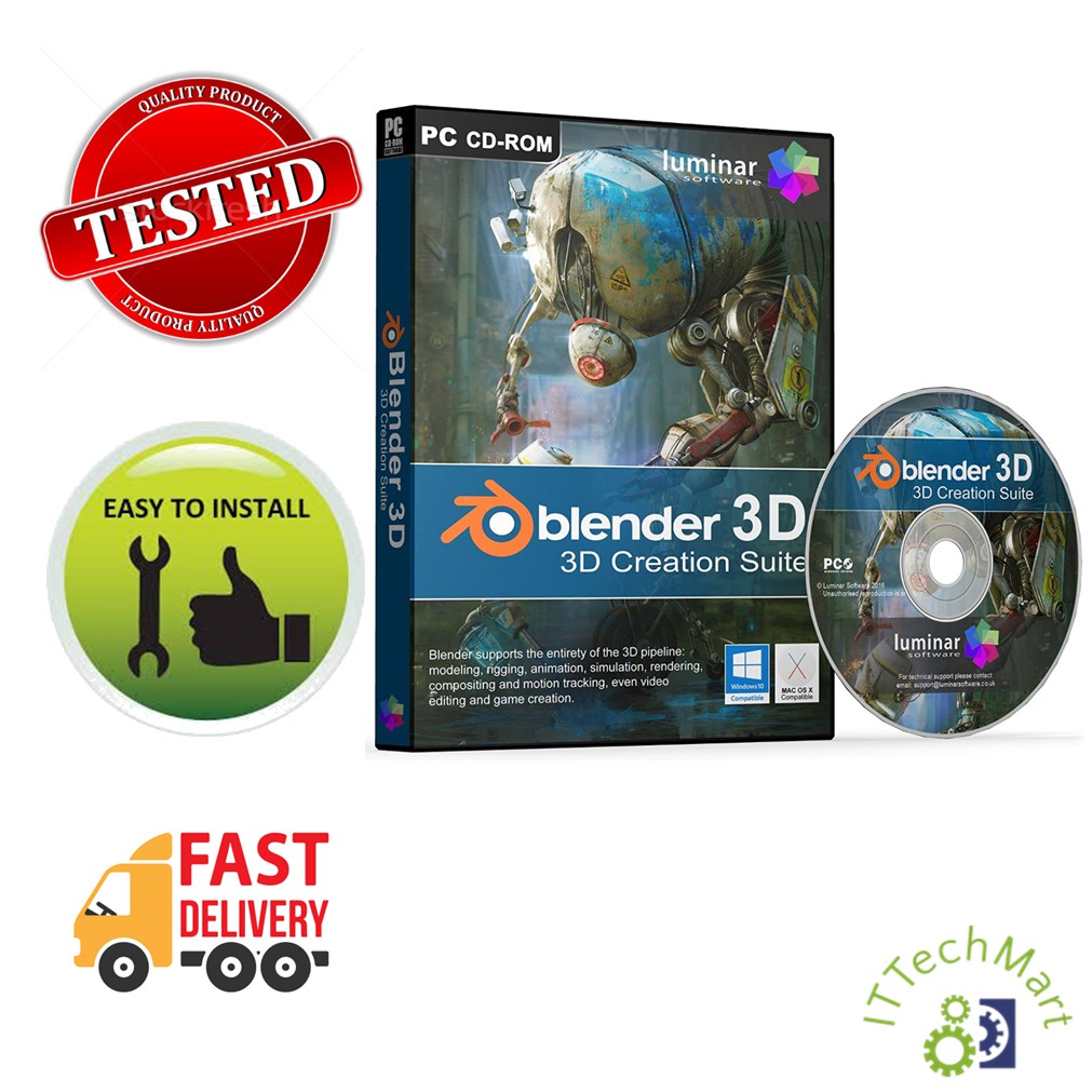 Blender 3D Animation Studio : Software for creating 2D and 3D models ...