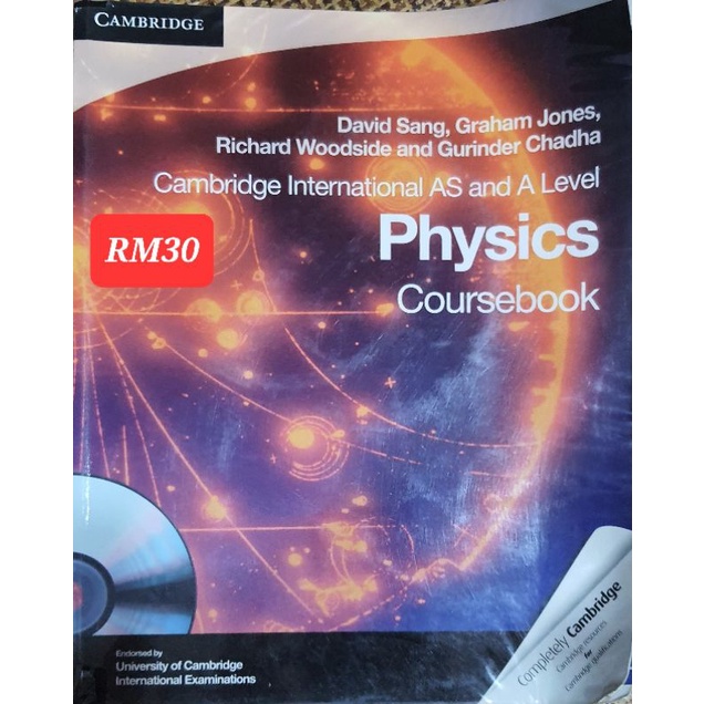 CAMBRIDGE INTERNATIONAL A LEVEL [PHYSICS COURSEBOOK] | Shopee Malaysia