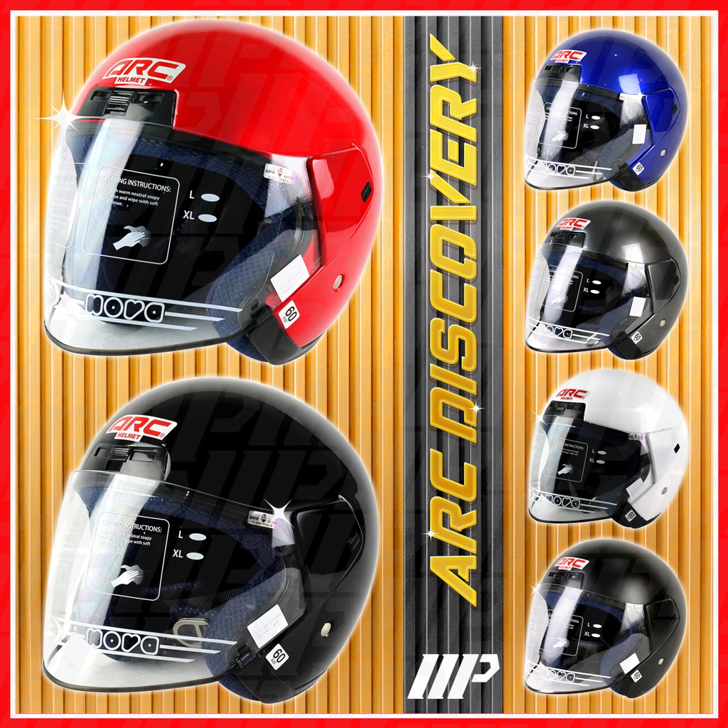 ARC DISCOVERY (FIBERGLASS) SIGNATURE Helmet (New Model) | Shopee Malaysia