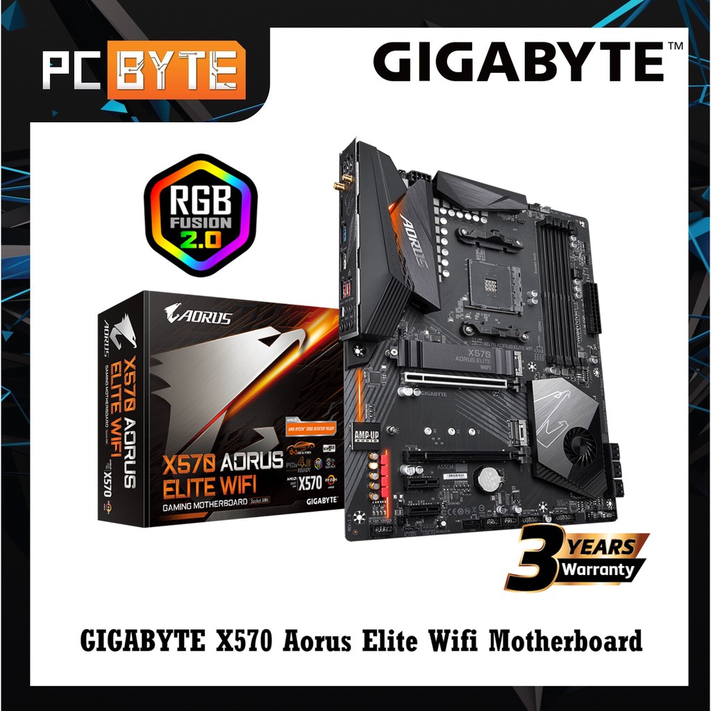 GIGABYTE X570 Aorus Elite Wifi Motherboard | Shopee Malaysia GIGABYTE X570 Aorus Elite Wifi Motherboard | Shopee Malaysia