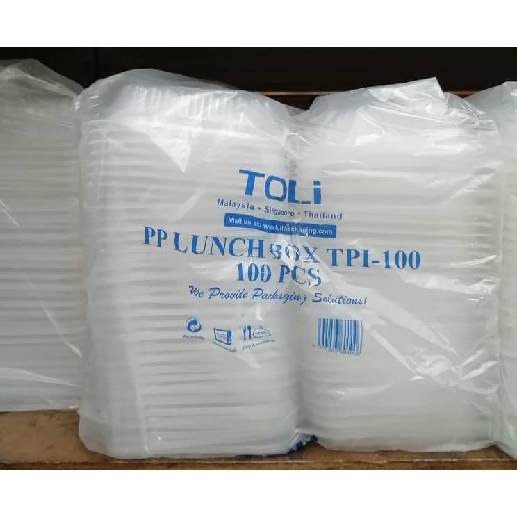 PP Lunch Box x 100pcs | Shopee Malaysia