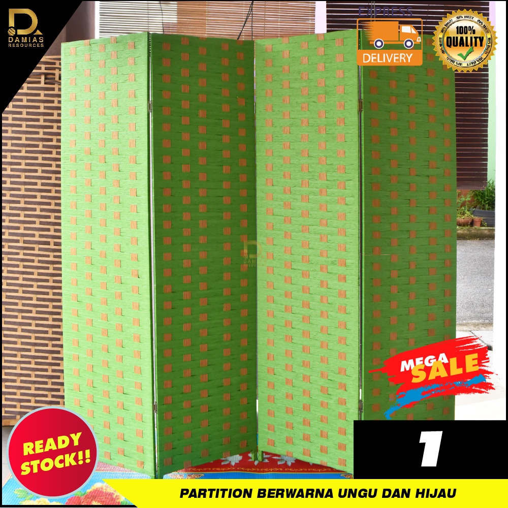 PARTITION SCREEN DIVIDER PEMBAHAGI PENGHADANG SURAU /DAPUR BERWARNA ...