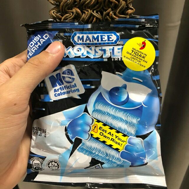Mamee Monster Black ghost peper 25g | Shopee Malaysia