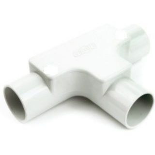 20mm / 3/4"; 25mm / 1" PVC Conduit Tee / "T"-shaped Box / T-junction ...