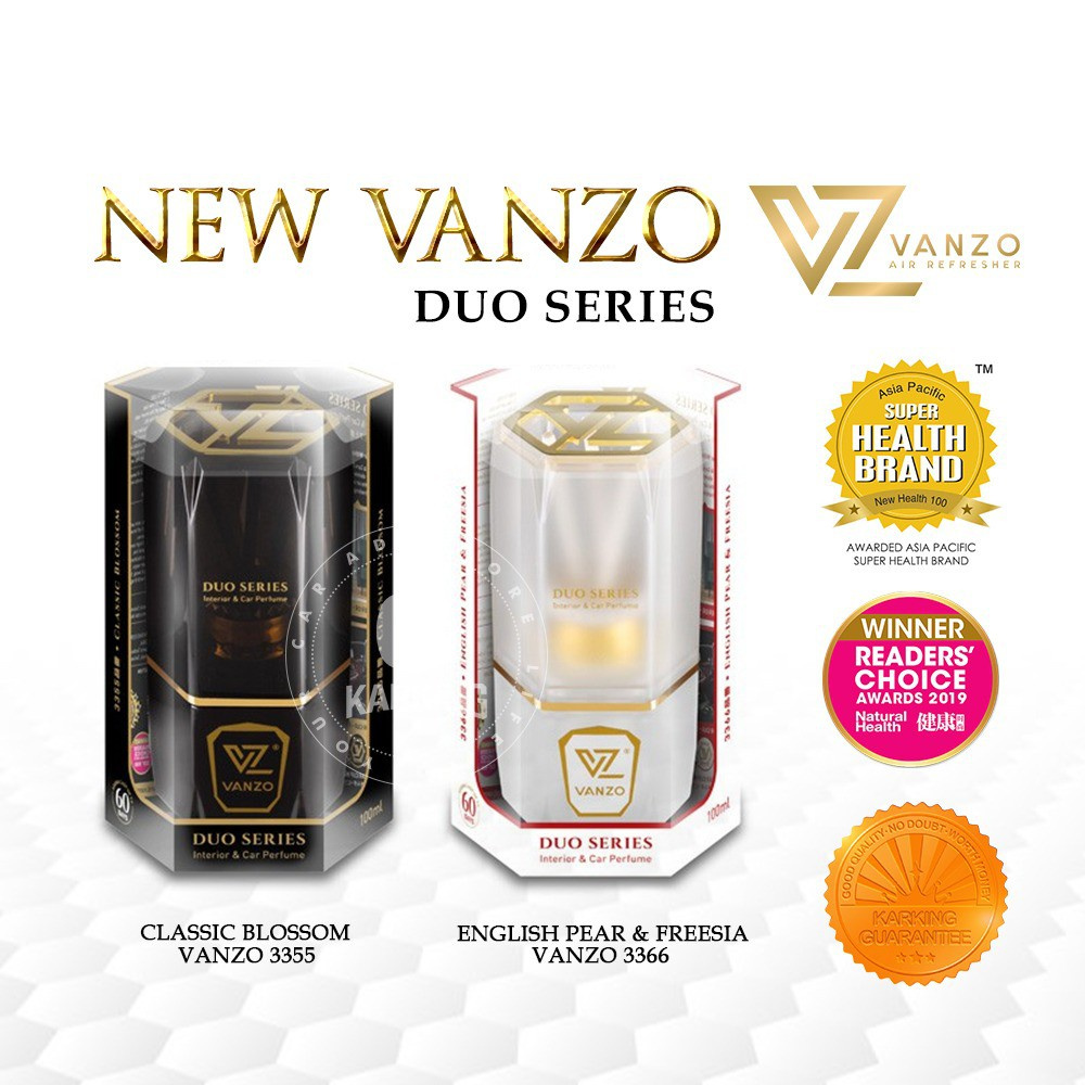New Vanzo Duo Series Gentleman Goddess Series Car Air Freshener Car ...