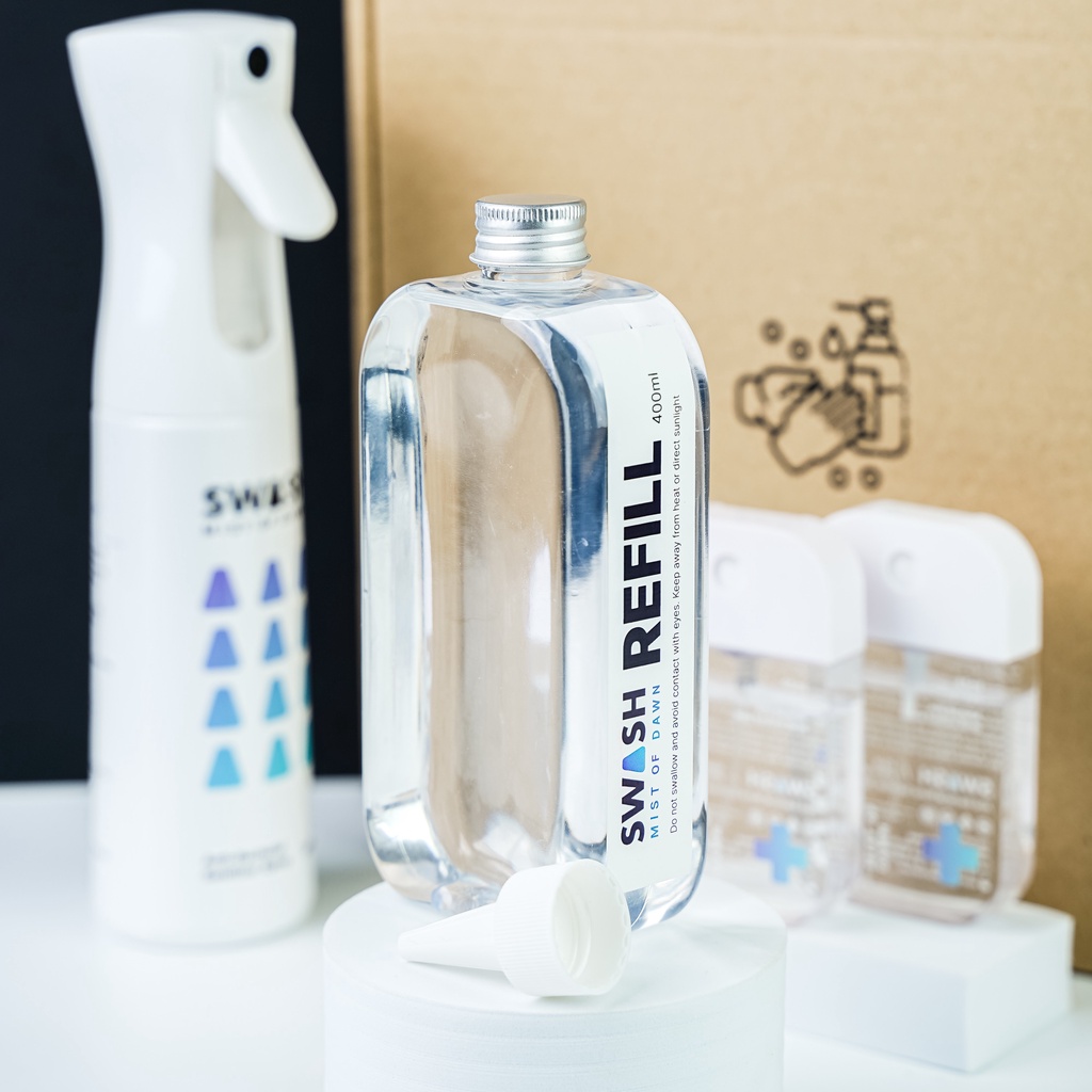[REFILL] Swash! 75% Skin Grade Certified Alcohol 400ml AloeVera Hand ...