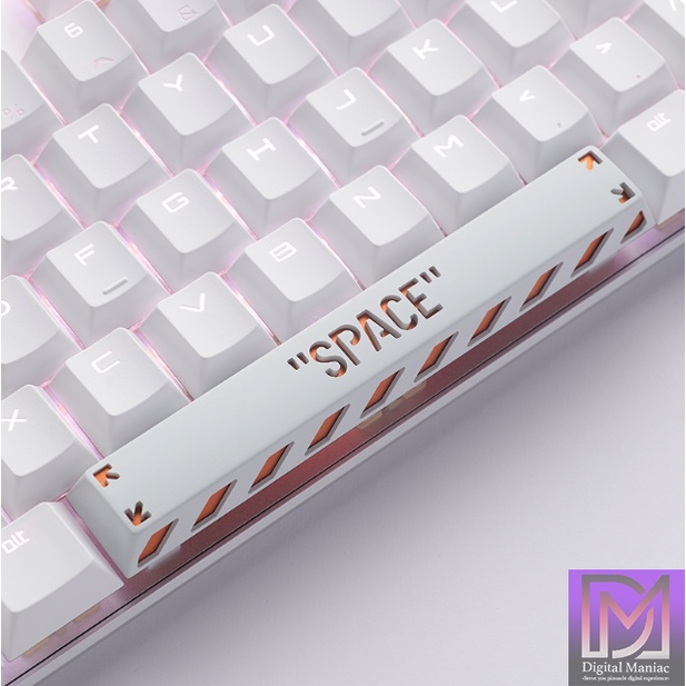 [FREE SHIPPING] HolyOOPS Off White Aluminium Keycap Spacebar Enter ESC ...
