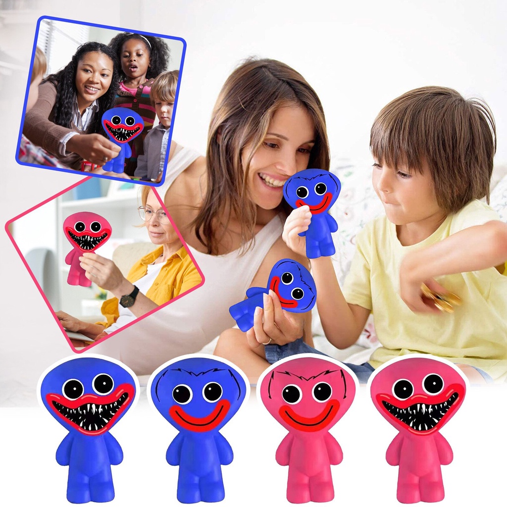 Poppy Playtime Push Bubble Silicone Doll Huggy Wuggy Pressure Bouncing ...