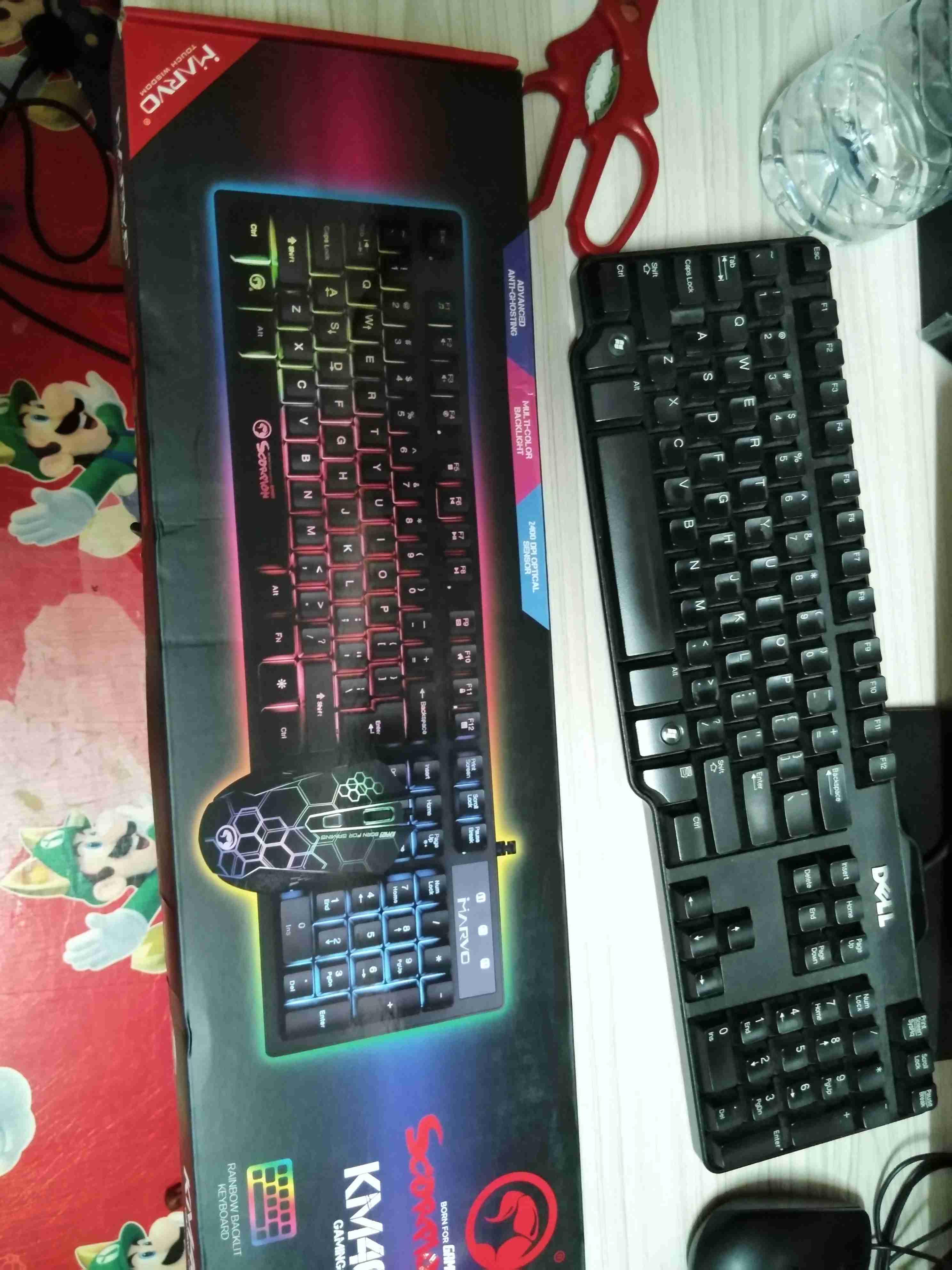 Marvo Scorpion KM409 Lighting Keyboard and Mouse Combo | Shopee Malaysia