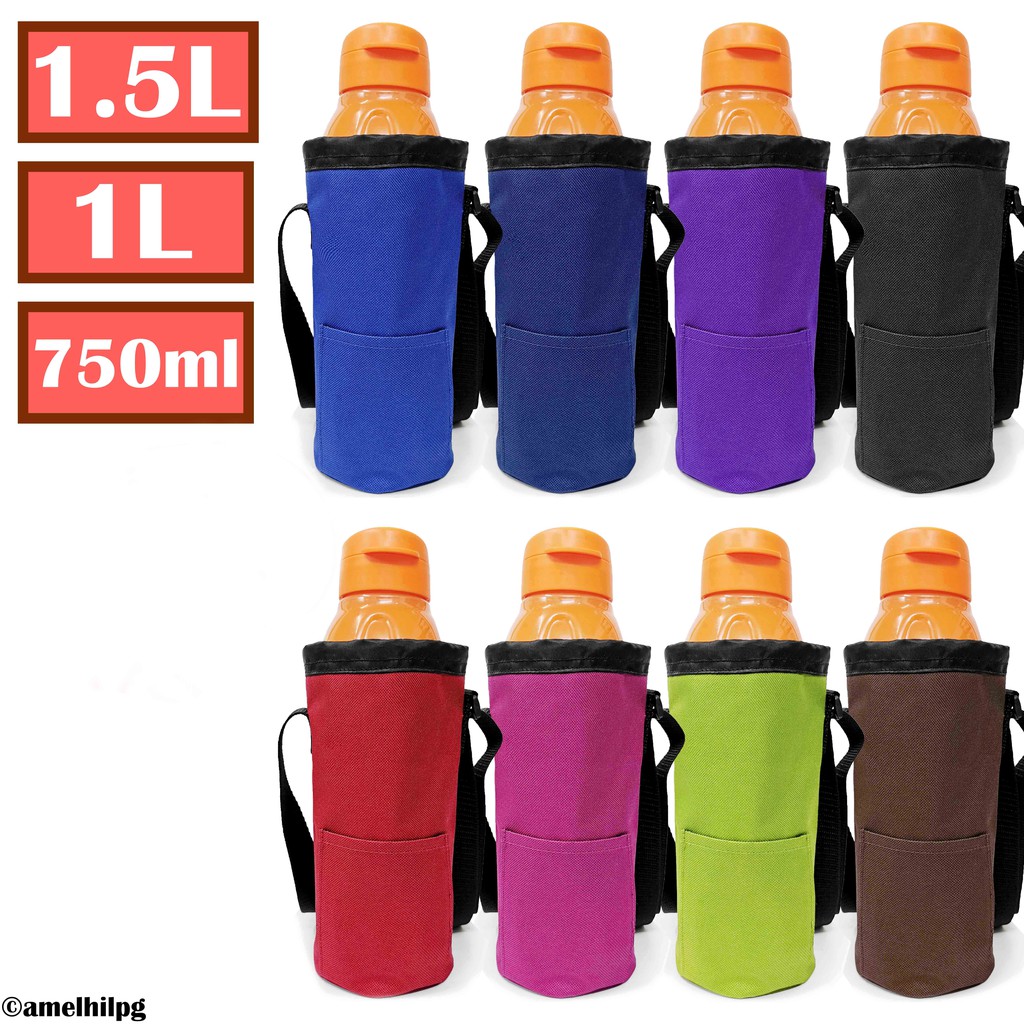 1 Liter Water Bottle Bag Beg Botol Air Bottle Tumbler Bag Bag Sleeve ...