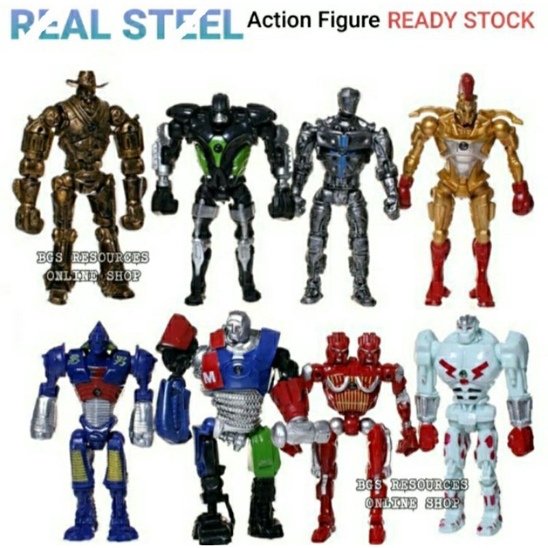 👍READY STOCK👍 REAL STEEL ACTION FIGURE ROBOT TOYS MOVIES CHARACTER TOYS ...