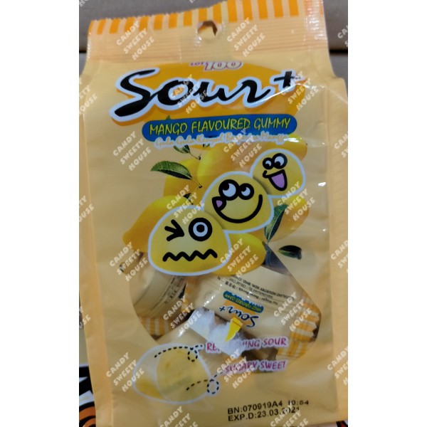 LOT 100 SOUR MANGO FLAVOUR GUMMY-100GM | Shopee Malaysia