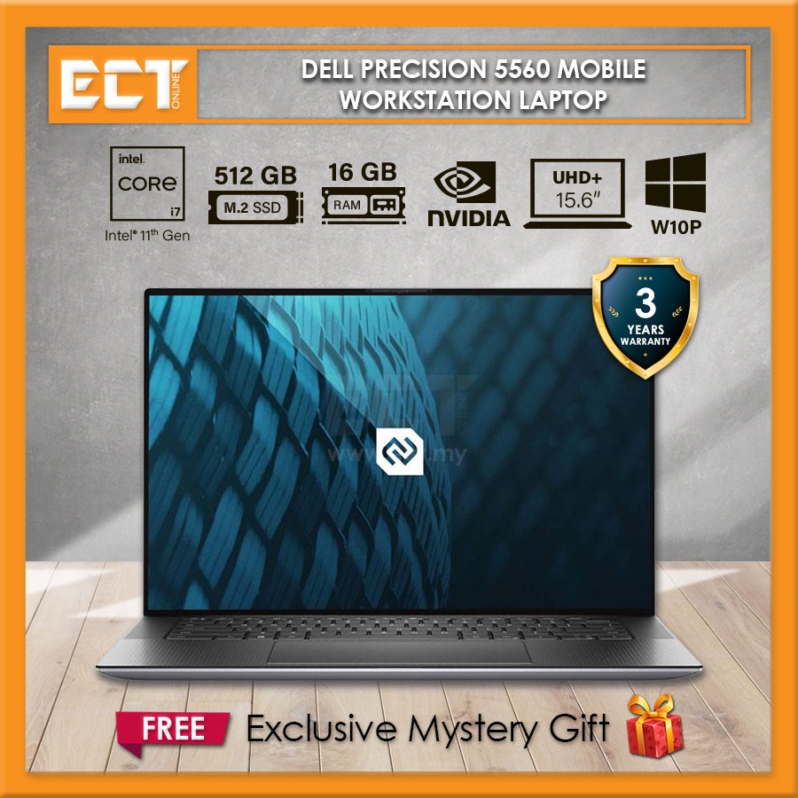 Dell Precision 5560 Mobile Workstation Laptop (i7-11850H 4.80Ghz,512GB ...
