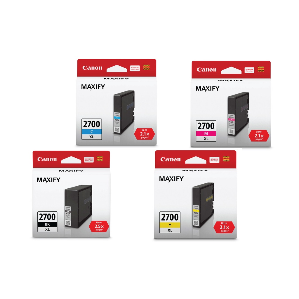 Original Ink Cartridge CANON MAXIFY Series Pro PGI-2700 MB5070, MB5170 ...