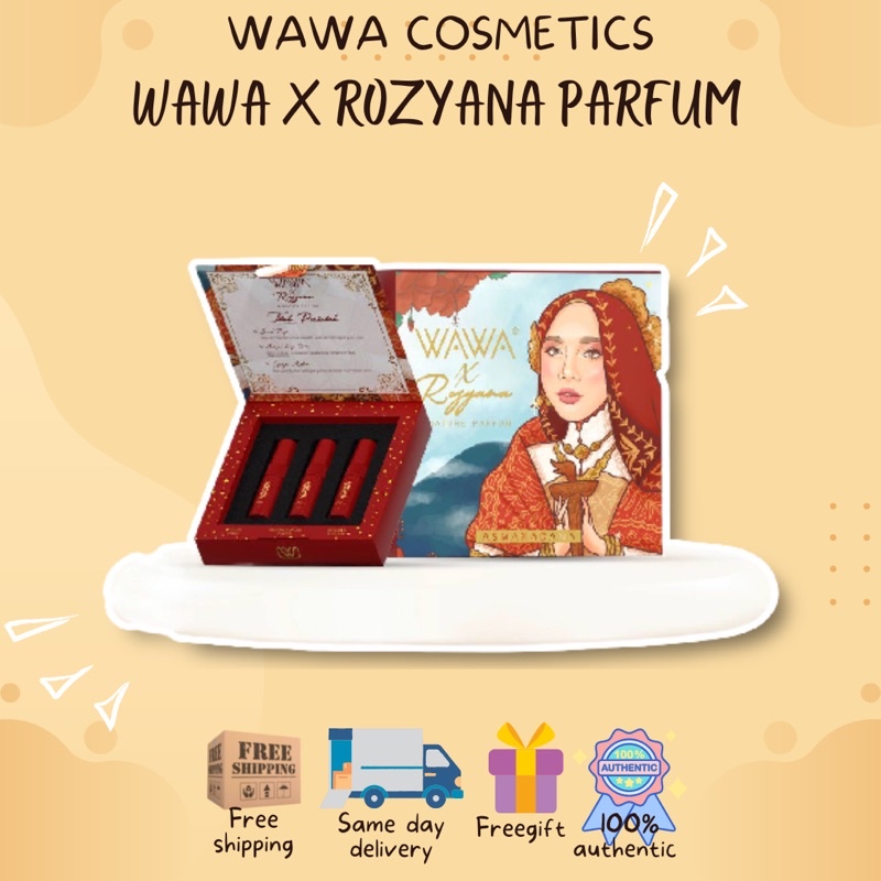 WAWA COSMETICS | WAWA X ROZYANA MINIATURE PARFUM | PERFUME VIRAL TIKTOK ...