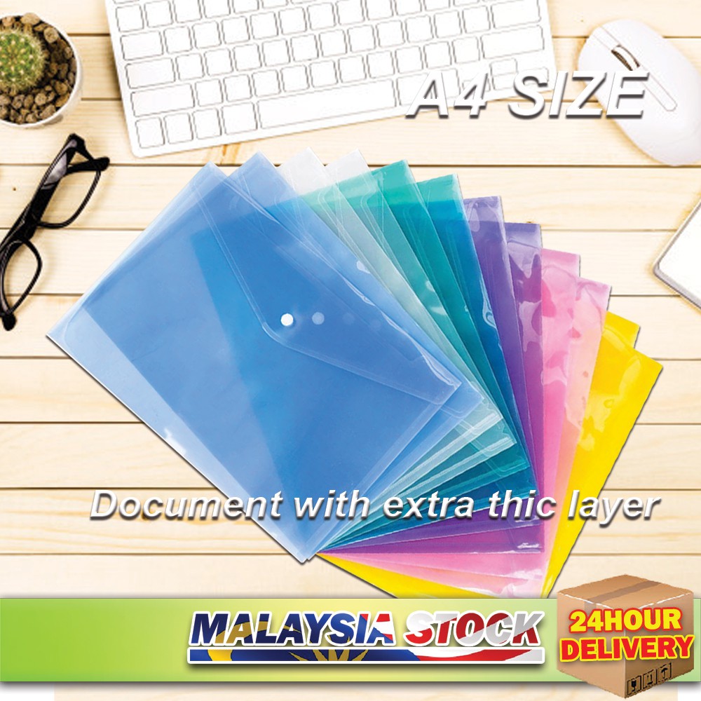 Stationery Storage Folder File Folder Waterproof Zipper File Organizer ...