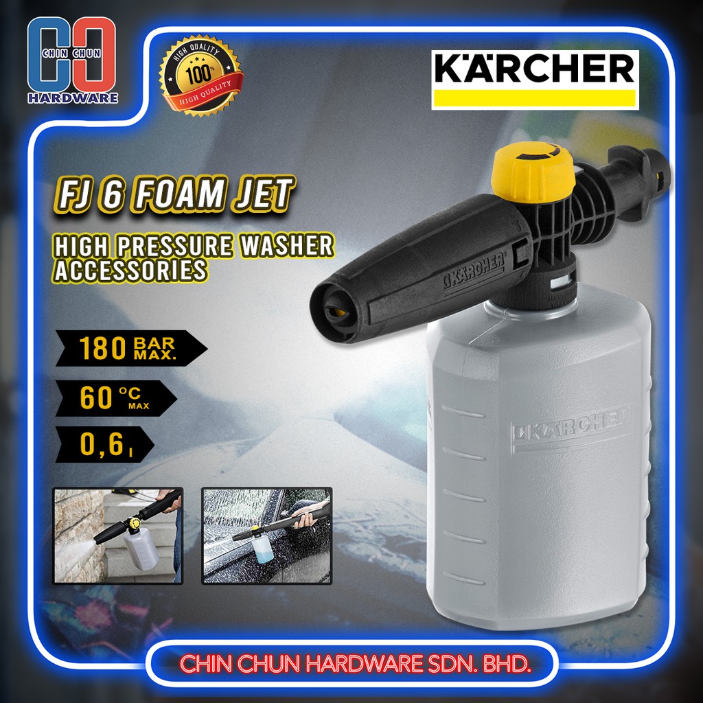 KARCHER ORIGINAL FJ6 FOAM JET/NOZZLE/WATER JET/CAR WASH/HIGH PRESSURE ...
